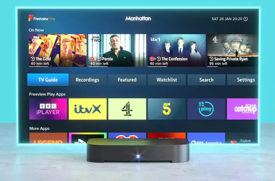 Manhattan T4-R 500GB Freeview Play 4K TV Recorder - Smart TV Box | eBay UK