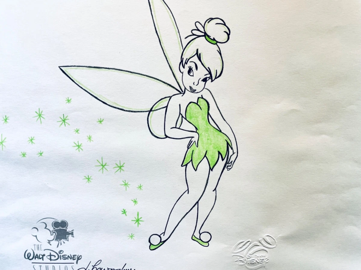 Pencil Drawings Of Tinkerbell