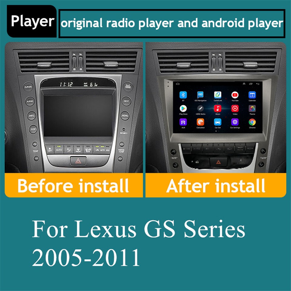 9" Car Stereo Radio GPS Navigation For 05-11 Lexus GS300 GS350 GS450 ...