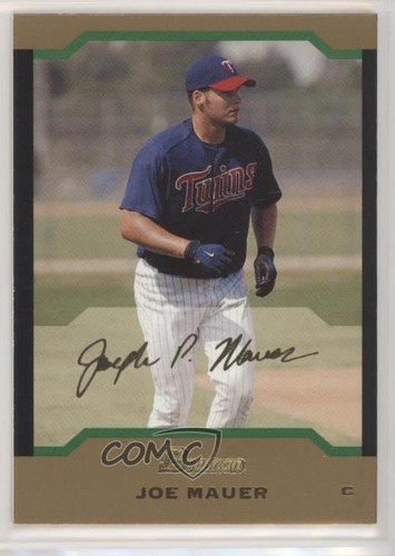 2004 Bowman Gold Joe Mauer Rob Bowen ( Pictured) #152 HOF | eBay