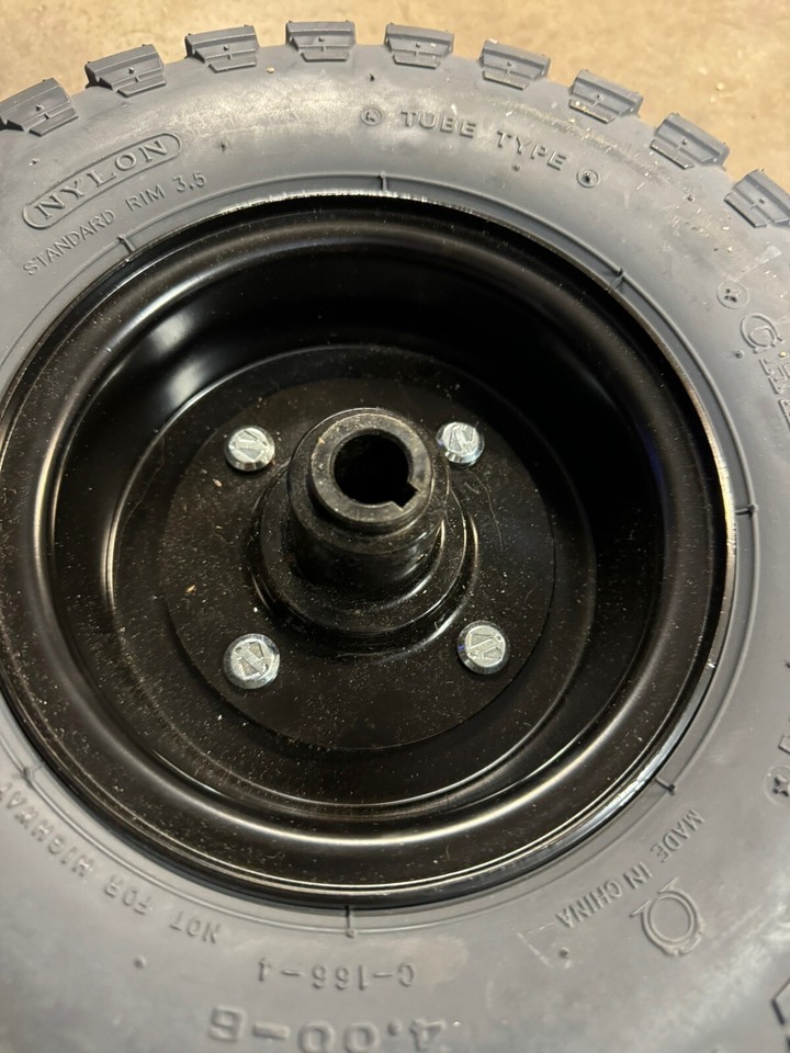 14"x4" 4.00-6 AIR Drive TIRES wheel assembly rims hub 17mm bore Jazzy ...