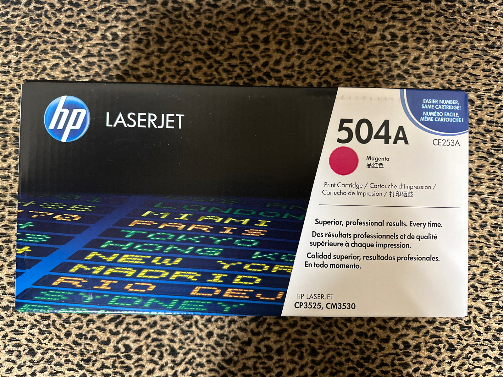 New HP 504A Megenta LaserJet Toner Cartridge (CE253A) | eBay