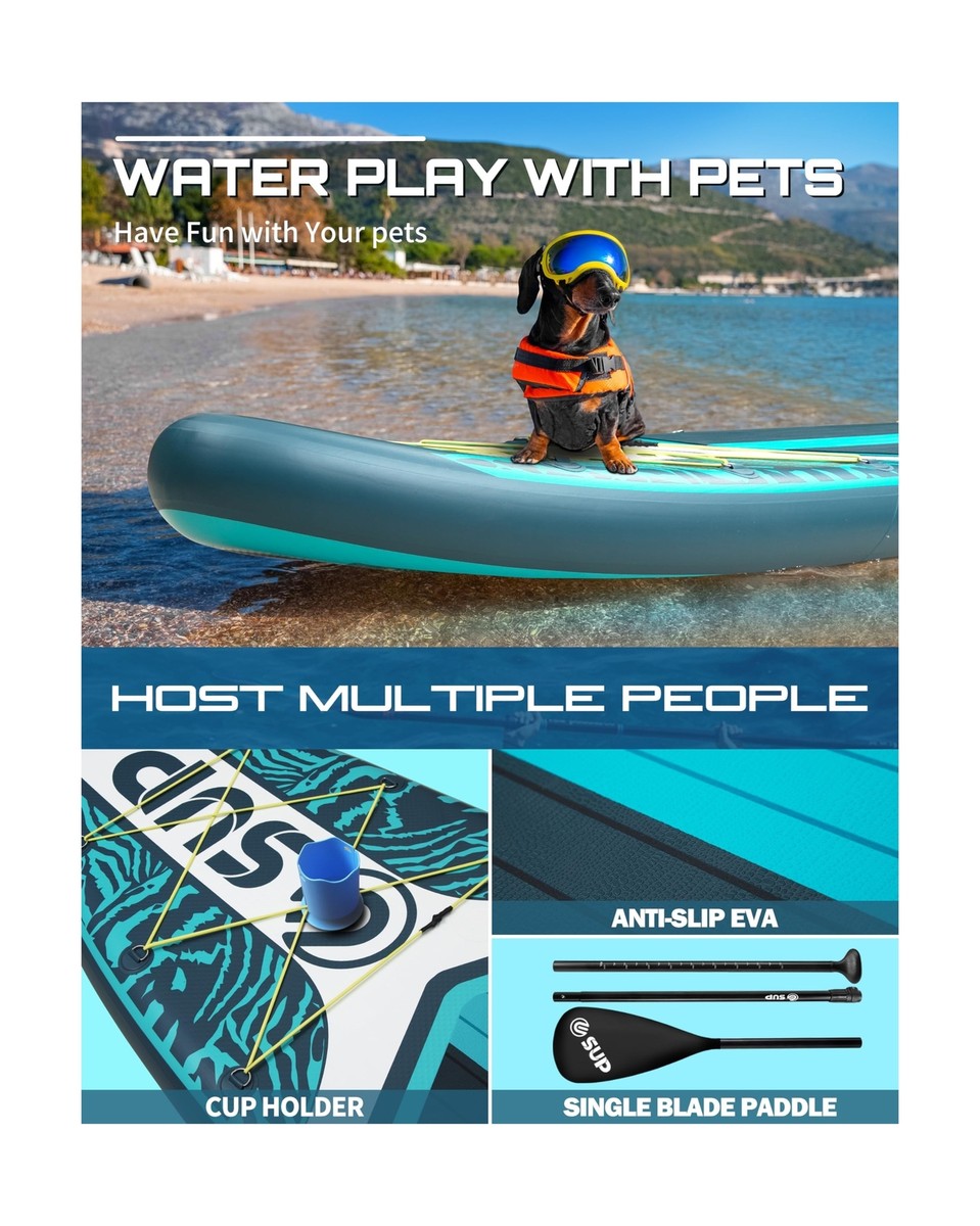 Tabla Surf E Sup Ultra Wide Inflatable Tablas De Paddle Surf With Three ...