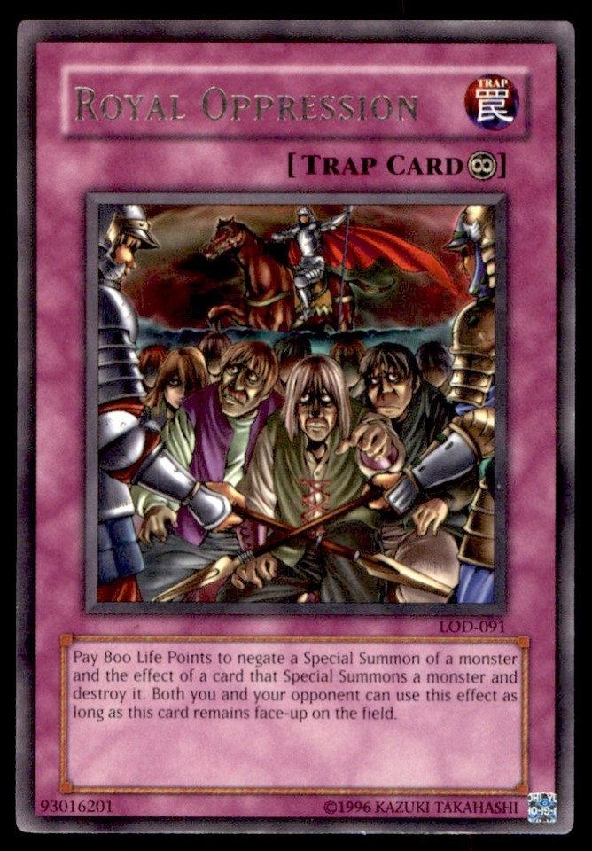 Yu-Gi-Oh! Royal Oppression #LOD-091 Light Play | eBay
