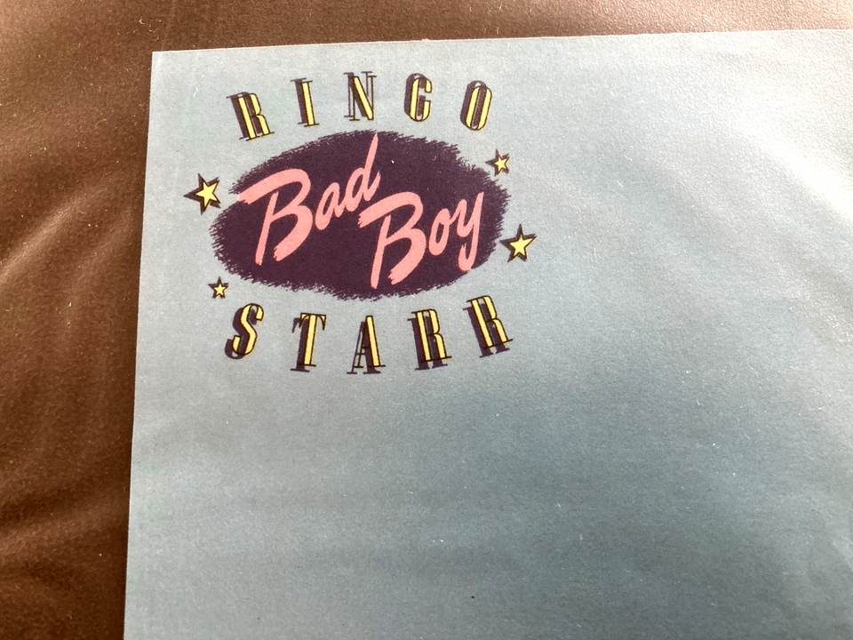 Ringo Starr Bad Boy 1978 Track Cassette + OFFICIAL PROMOTIONAL NOTE ...