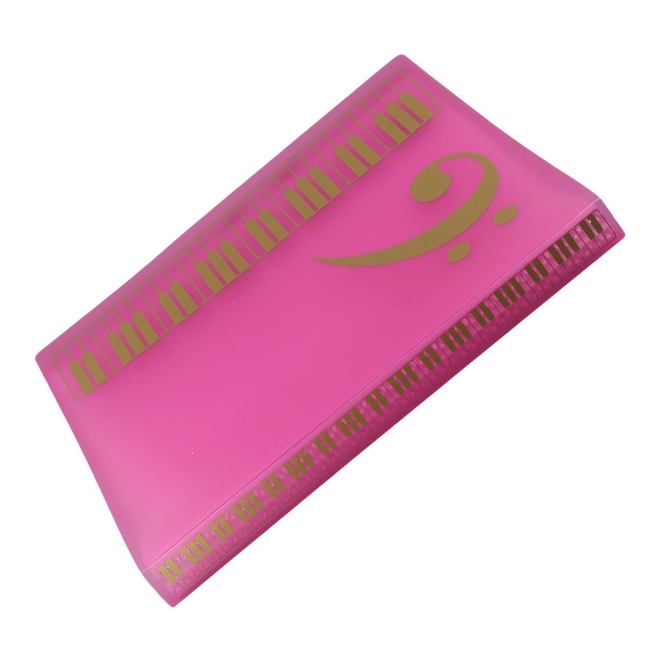 Sheet Music Folder Black Blue Music Pink Waterproof White ABS With ...