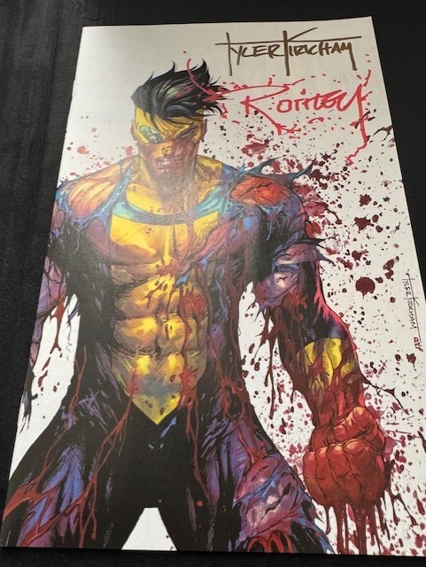 Invincible Variant | Tyler Kirkham & Ryan Ottley Signed💥 Bloody Battle ...