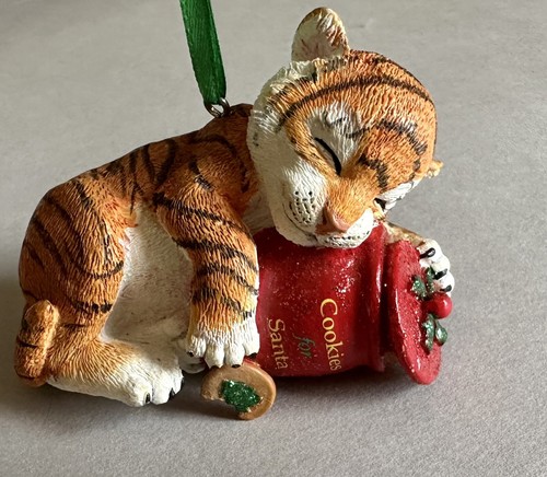 Vintage TIGER CUB Cookies DANBURY MINT Christmas The Baby Animal ...