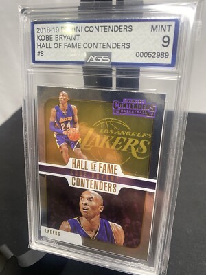 Kobe Bryant 2018-19 Contenders Hall Of Fame Contenders #8 Graded Mint 9 ...