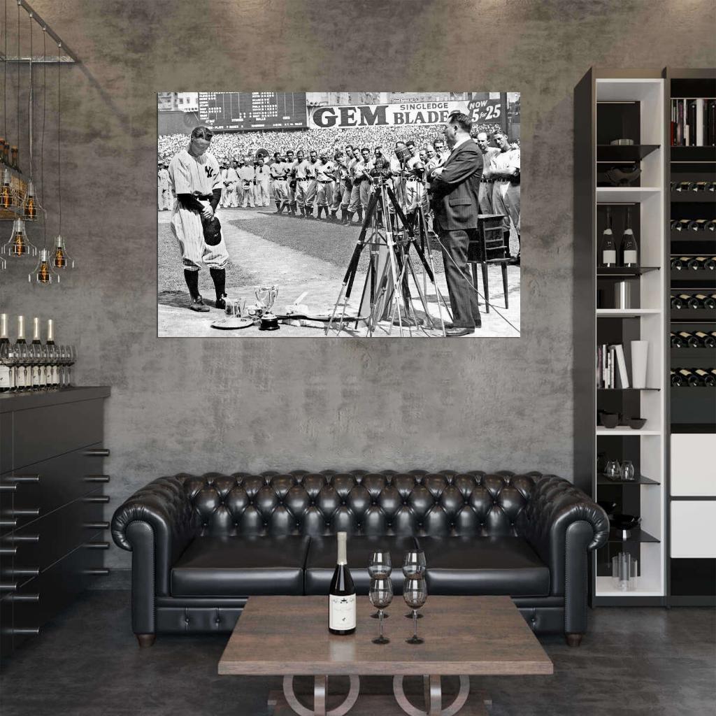 Lou Gehrig Speech Poster
