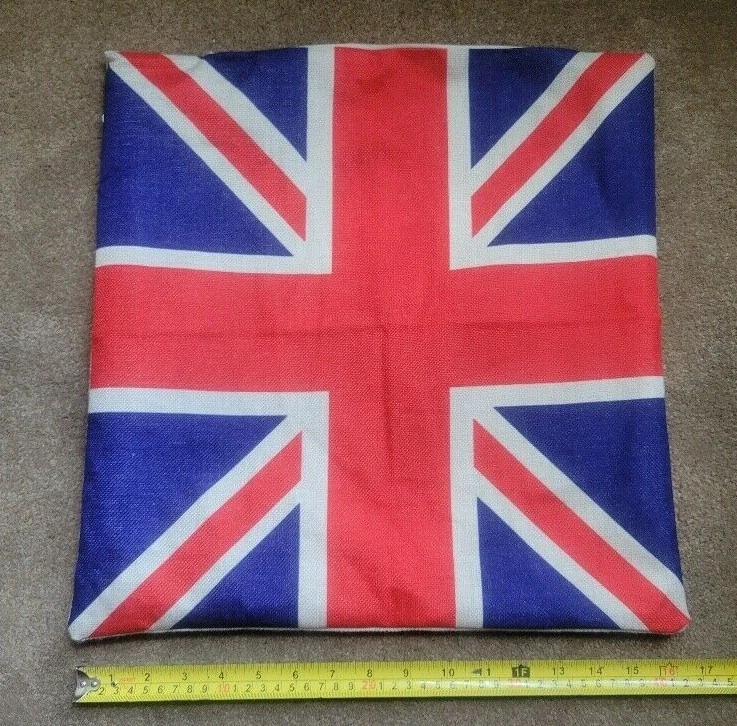 Pillow Cover Linomo Vintage UK Flag Union Jack English England Slippers ...