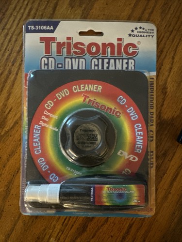 Trisonic CD/DVD Cleaner with Fluid, TS-3106A | eBay