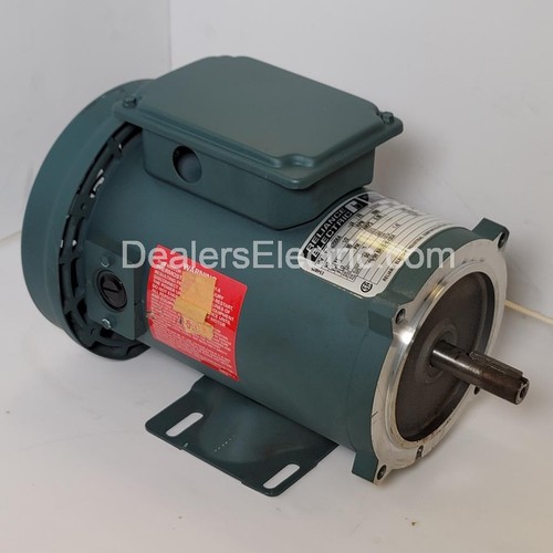 RELIANCE 0.5 HP 2500 RPM TEFC 90 VOLTS 56C FRAME FOOTED C PHASE MOTOR ...