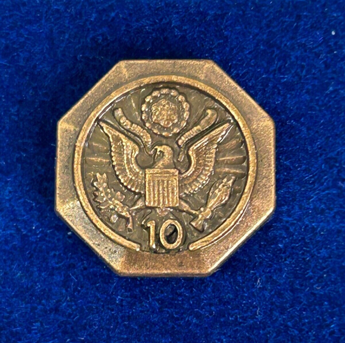 US Army 10 Year Service Pin | eBay
