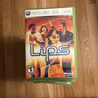 Lips (Microsoft Xbox 360, 2008) Singing Karaoke Music Game - Complete ...
