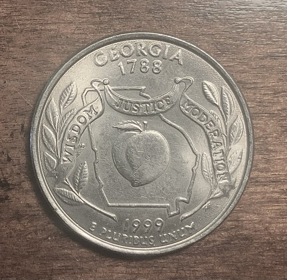 1999 P GEORGIA STATE COIN 1159 | eBay