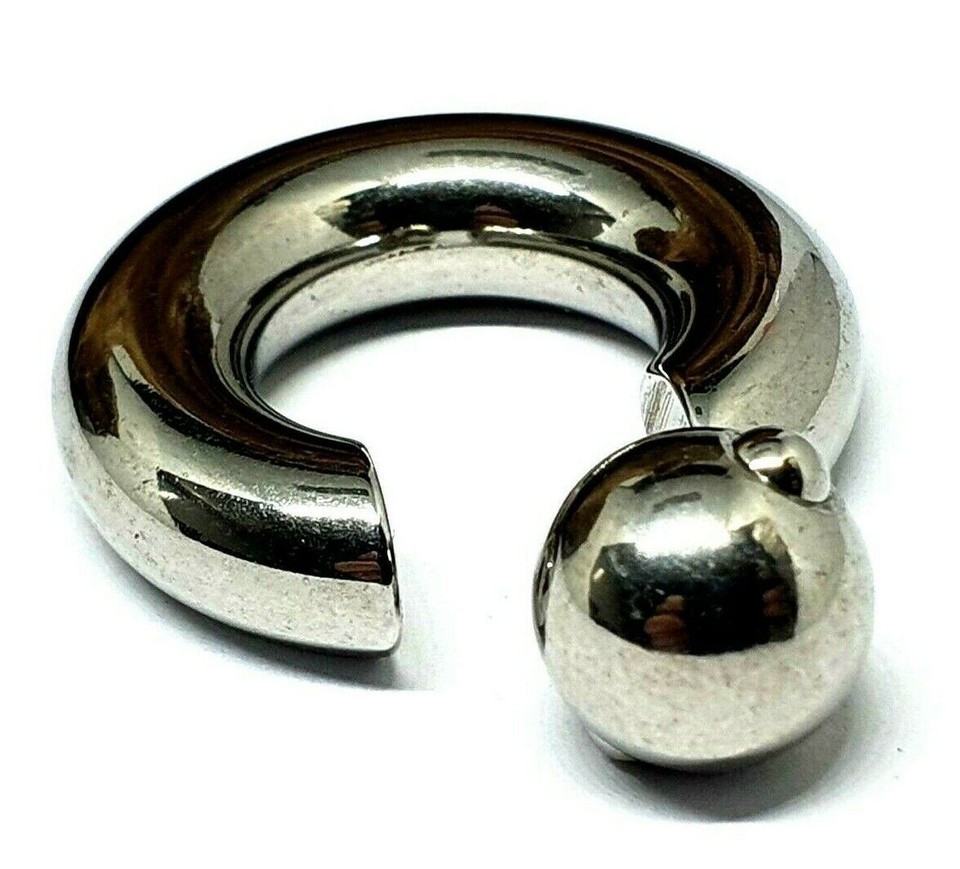 Easy Fit Heavy 31mm BCR CBR Ring 0g (8mm) 12mm Ball Closure PA Prince ...