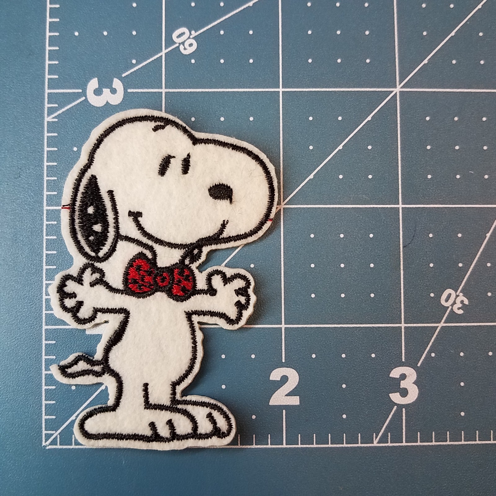 Snoopy Bow Tie embroidered Patch 2 3/4 inches tall | eBay