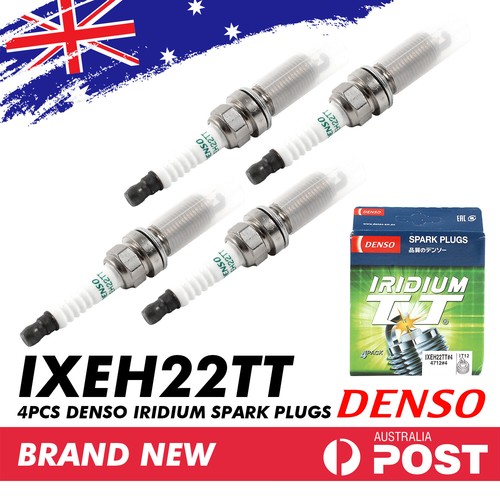 4 X DENSO IRIDIUM SPARK PLUGS IXEH22TT for TOYOTA COROLLA ZRE152 2ZRFE ...
