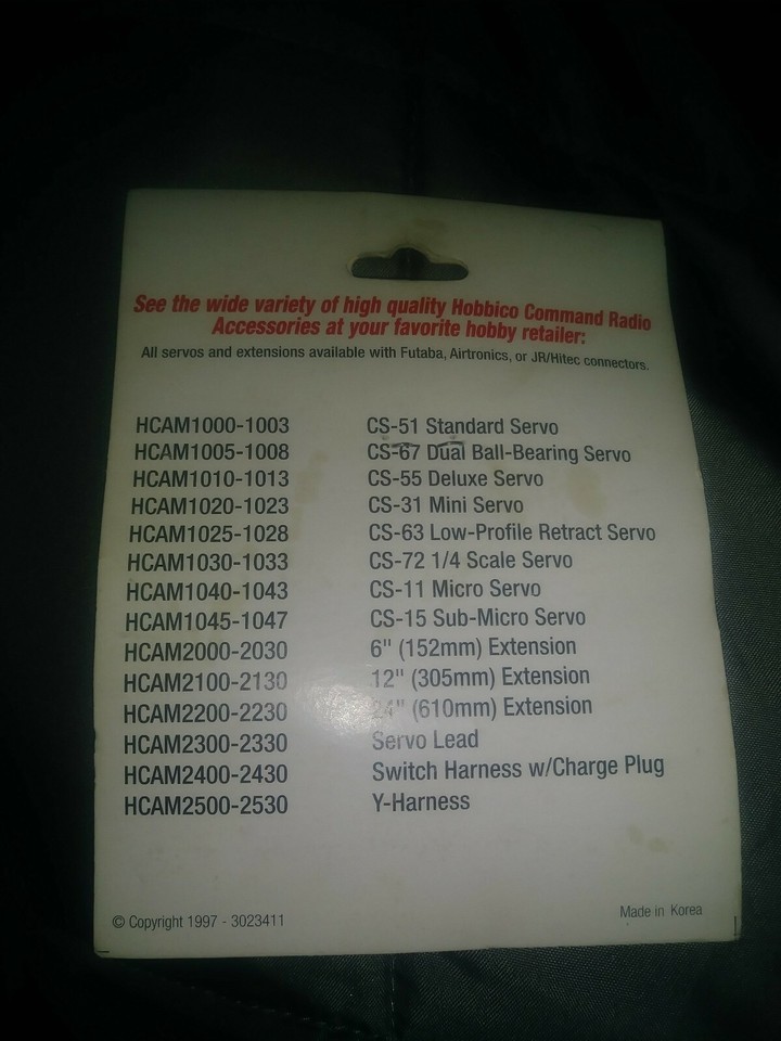 Hobbico Servo Metal Gears CS/TS71, HCAM1307 | eBay