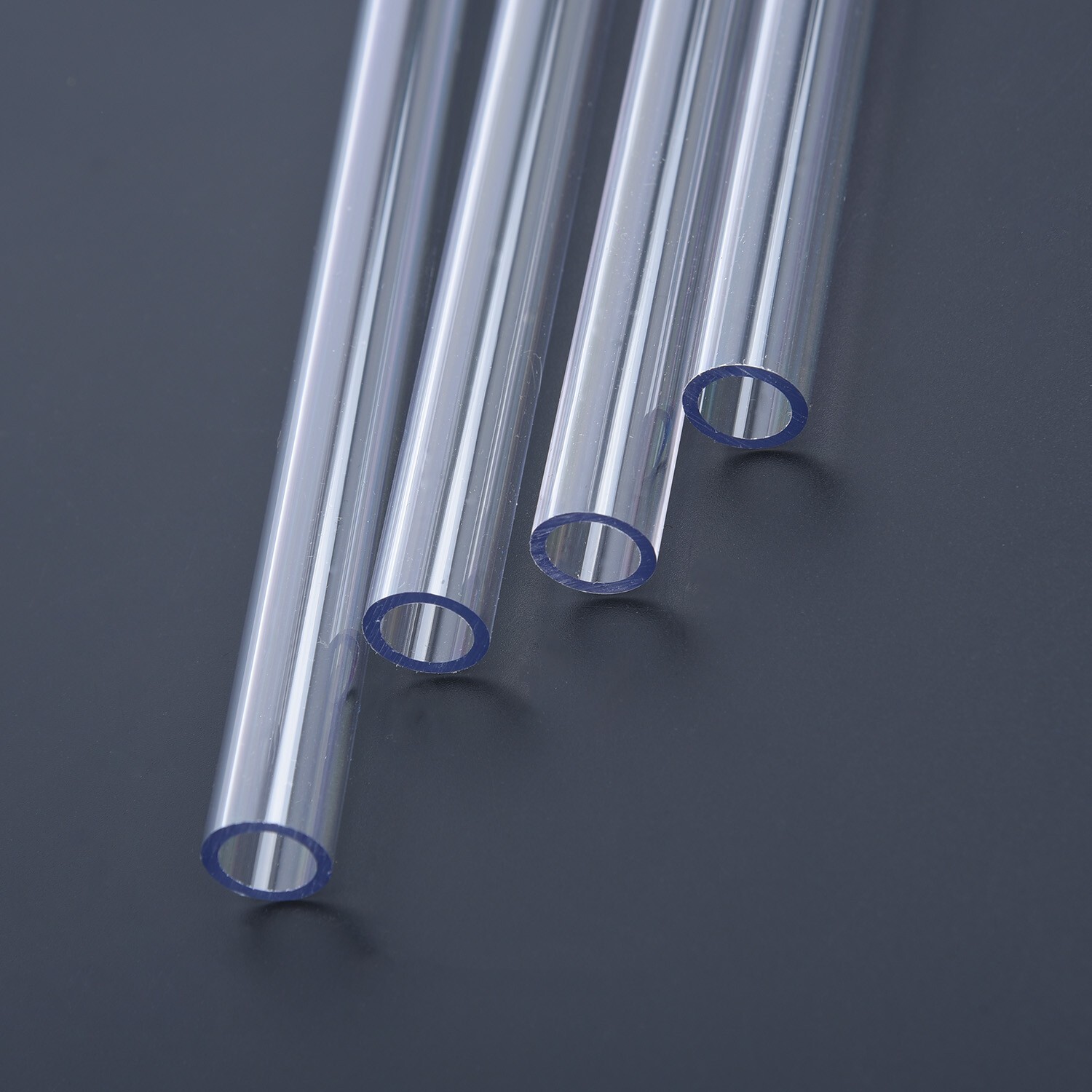 Durable 1014mm Rigid Hard Tubes 4pcs Clear PETG Tubing for Liquid ...
