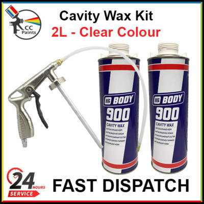 HB Body Cavity Wax Oil Spray Kit - Car/Van Rust Proofing x 2 Liters ...