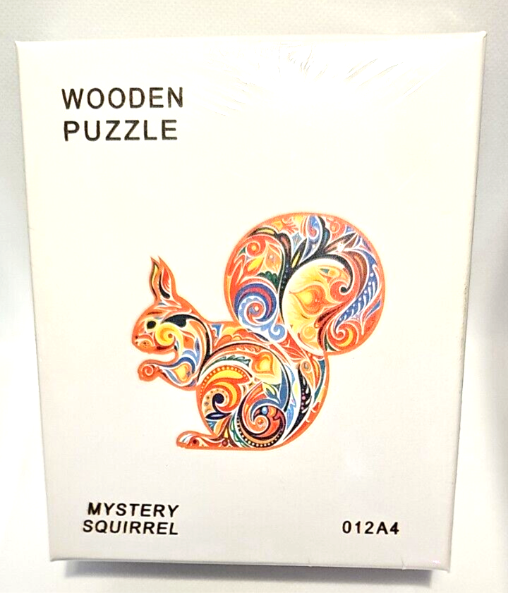 Squirrel Unique Wooden Pieces Puzzle, Size Small | eBay