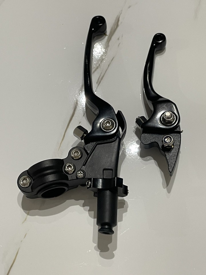 ASV F3 Unbreakabl e Adjustable Shorty Black Brake & Clutch Perch ...
