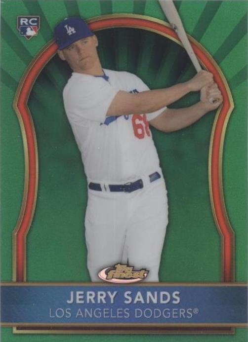 2011 Topps Finest - Jerry Sands #70 Green Refractor /199 (RC) for sale ...