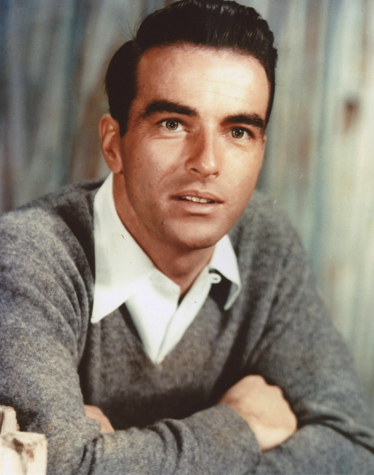 Montgomery Clift Posing With His Gray Flannel 8x10 Picture Celebrity ...