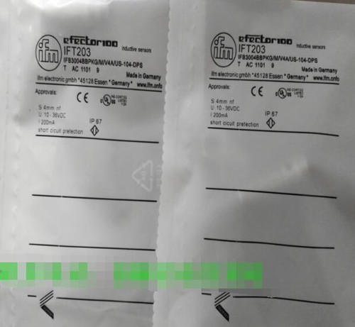 1PC IFM IFT203 INDUCTIVE SENSOR METAL THREAD STAINLESS STEEL NEW free ...