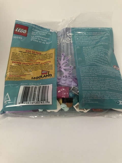Frozen LEGO Elsa and Bruni's Forest Camp Polybag (30559) for sale ...
