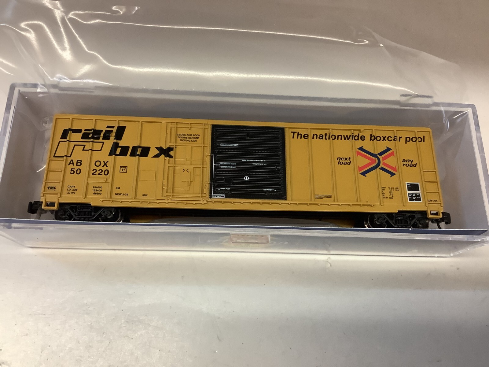 Athearn #24583 N scale “ABOX” 50' FMC Combination door box car Rd ...
