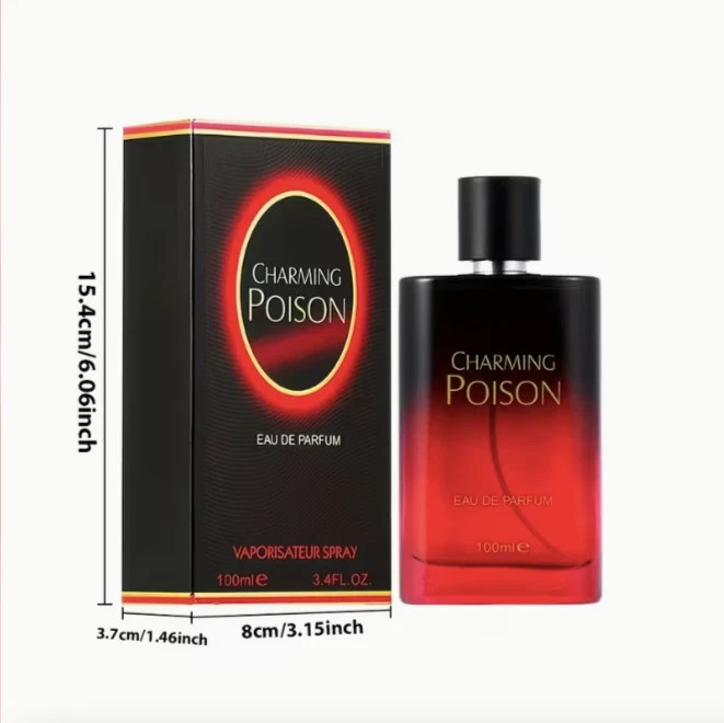 CHARMING POISON Ladies Girls Perfume 100ml for Women Long Lasting ...