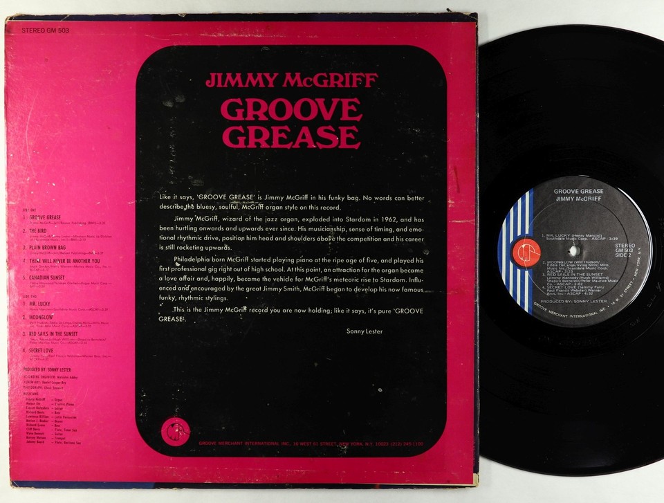 Jimmy McGriff - Groove Grease LP - Groove Merchant | eBay