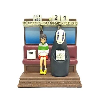 Ghibli Spirited Away Chihiro Kaonashi No Face Train Perpetual Calendar ...