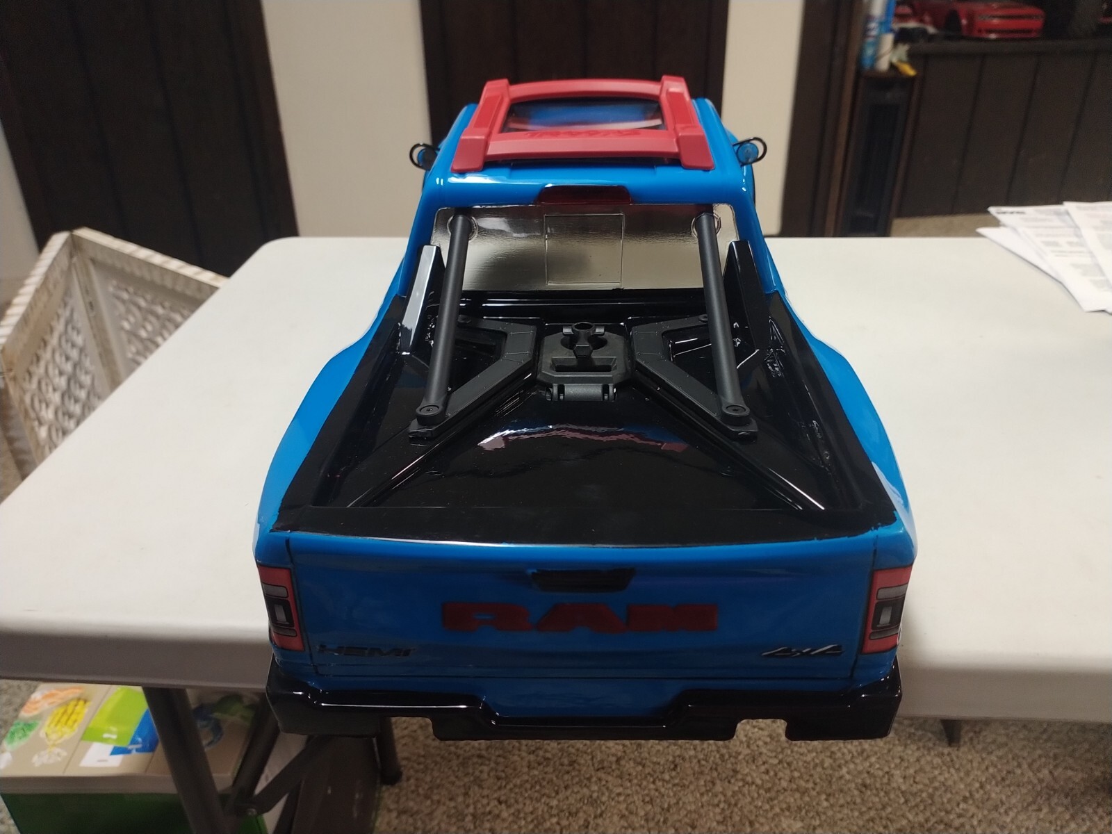 Custom Painted Traxxas XMAXX, RC Body With Mount, Roof Skid Plate RC ...