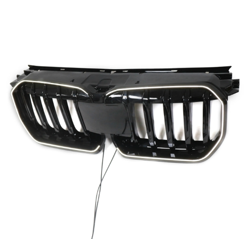 Bumper Grilles Single Slat LED Lights Kidney Center Mesh Grill For X1 ...