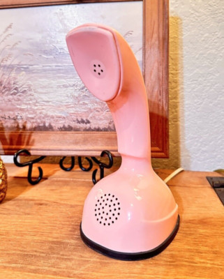 Vintage Ericofon Cobra Telephone Pink Rotary Phone Ericsson Barbie Rare ...