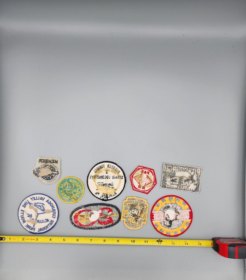 VTG Railroad Patch Lot 9 Patches (L2) | eBay