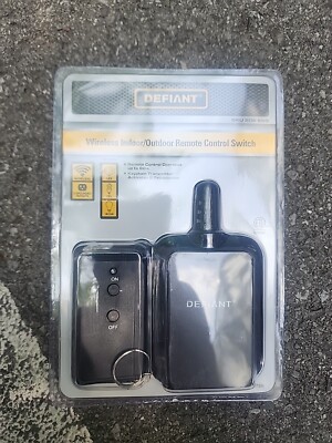 Brand New Defiant Wireless Indoor/Outdoor Remote Control Switch NEW | eBay