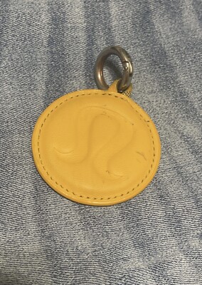 Lululemon Honey Lemon Yellow Logo Keychain | eBay