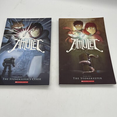 The Stonekeeper & The Stonekeepee Curse Book 1 & 2 Amulet Kazu Kibuishi ...
