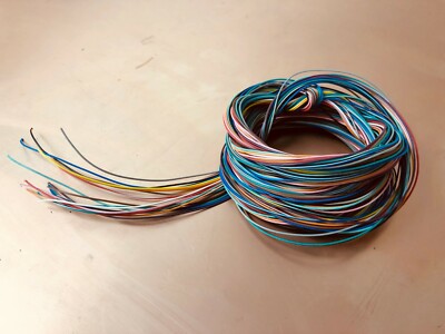 CASIO, CIRCUIT BENDING , DIY, WIRES THIN GAUGE, COLOR CODED 18 WIRE SET ...