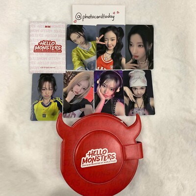 BABYMONSTER 1ST WORLD TOUR HELLO MONSTER HORN COLLECT BOOK PHOTOCARD ...