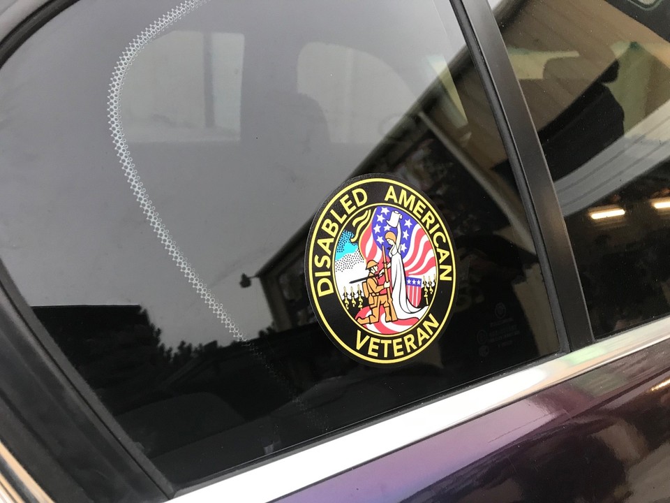 DAV Disabled American Veterans Sticker United States Car Bumper Decal ...