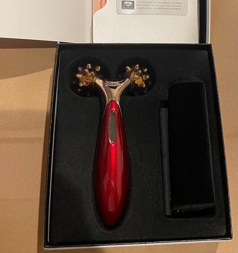 MTG ReFa RHYTHM Face dedicated beauty Roller pearl red Limited Color | eBay