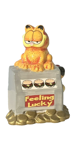 Garfield Coin Bank Westland Giftware Feeling Lucky Vintage | eBay