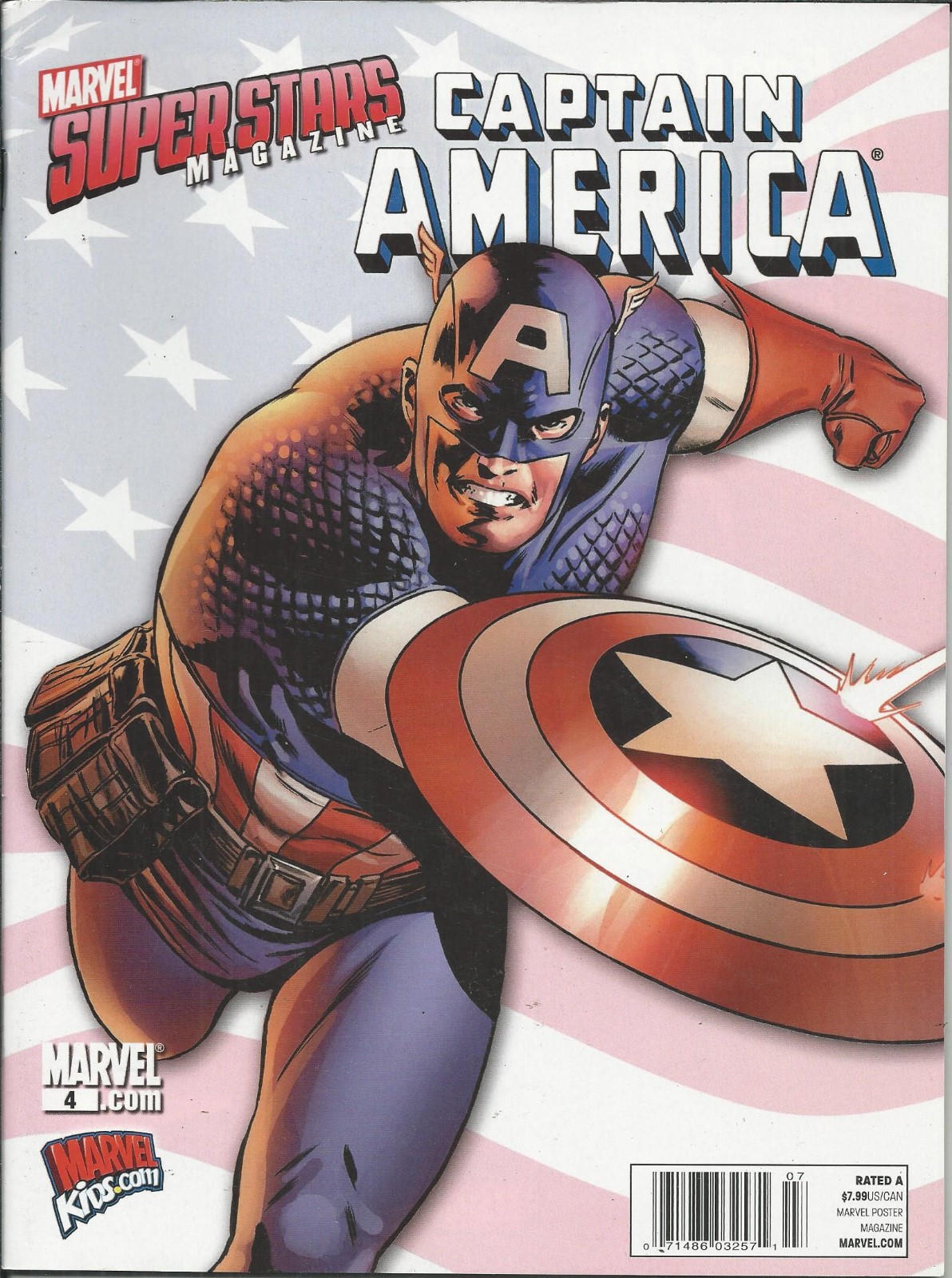 Captain America Magazine Kids 4 Marvel Superstars With Iron-Man and Pet ...
