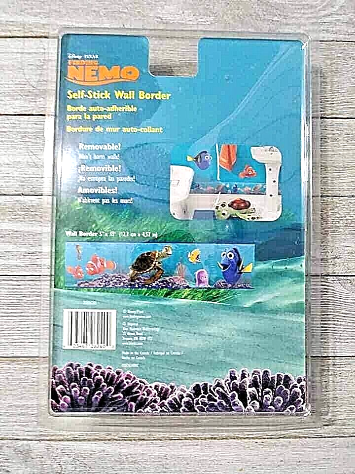 Finding Nemo Decorative Self Stick Wall Border 5 Yd. Roll | eBay